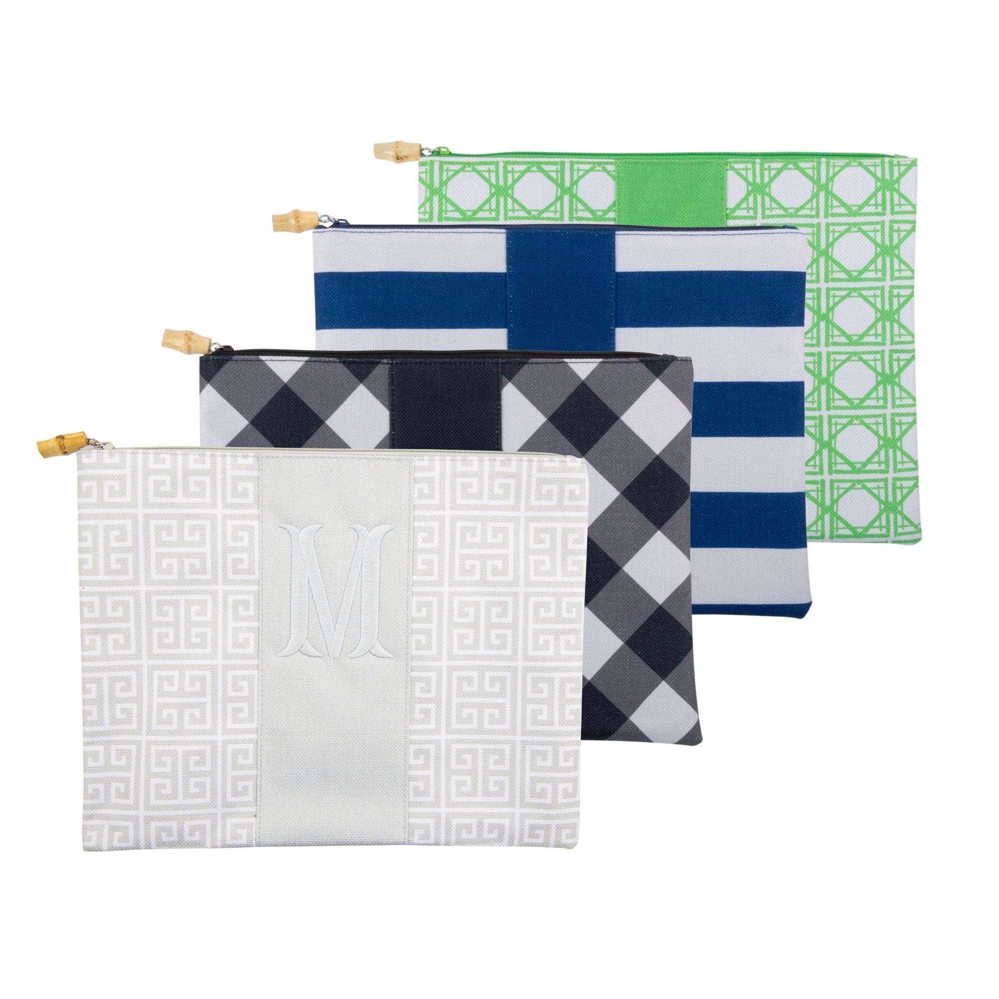 Pouch with Bamboo Zipper Pull – Mainstreet Collection Wholesale